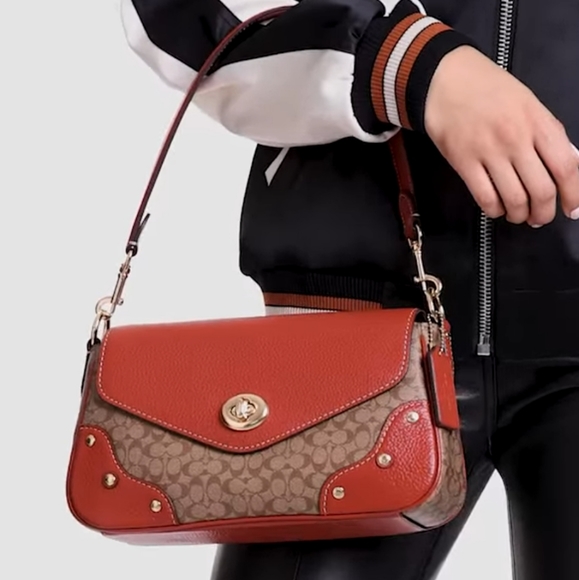 Coach | Bags | Coach Colorblock Signature Canvas Shoulder Bag Crossbody ...